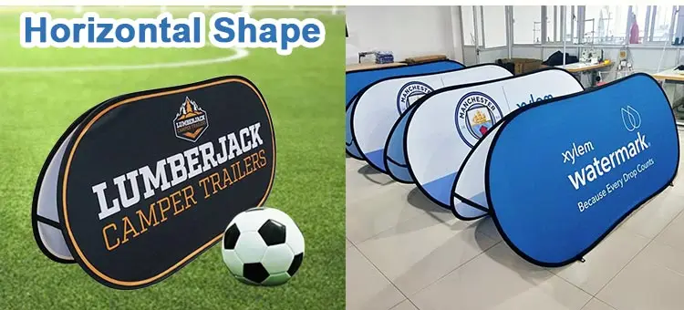 High Quality Outdoor Foldable Popup A Frame Display Double Sided ...