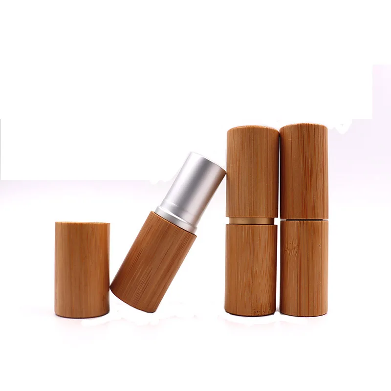 Custom Eco Friendly Bamboo Diy Cosmetic Packaging Lipstick Tube 5g ...