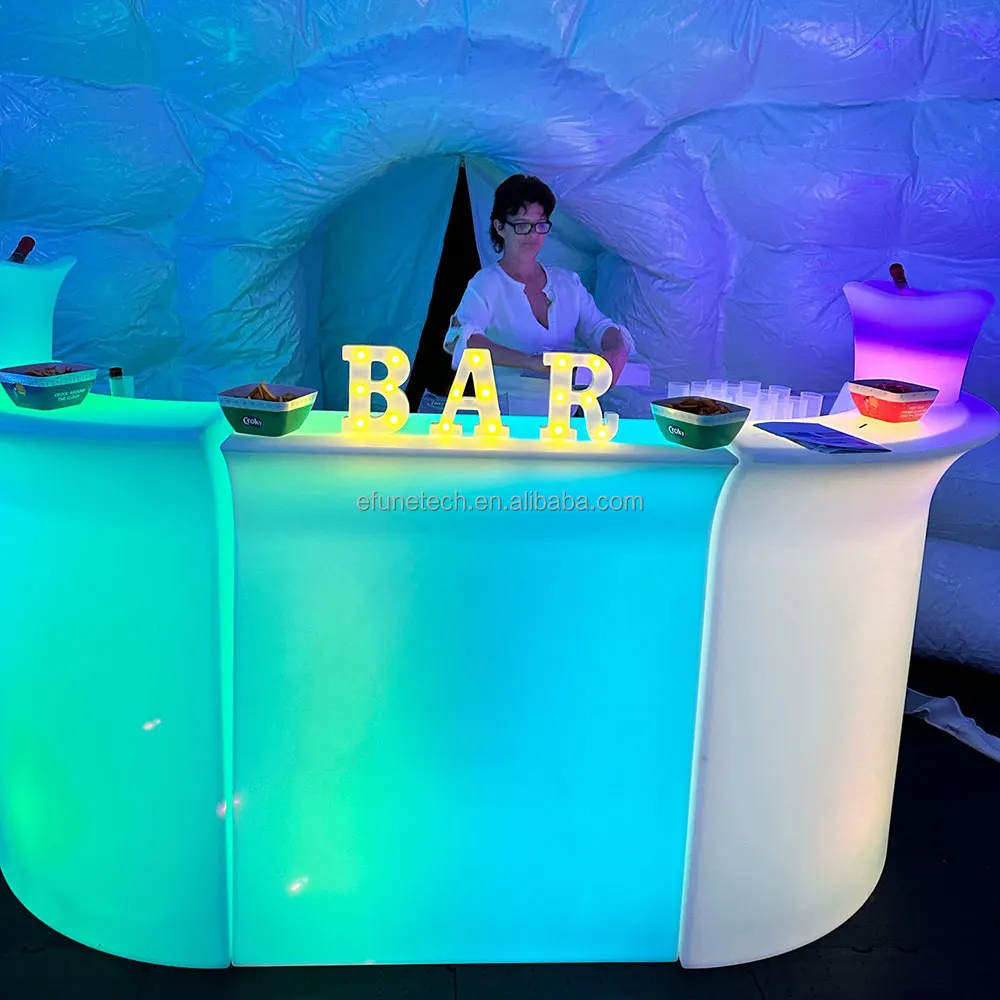 Modern Design RGB Color Lighting Nightclub Bar Illuminated LED ...