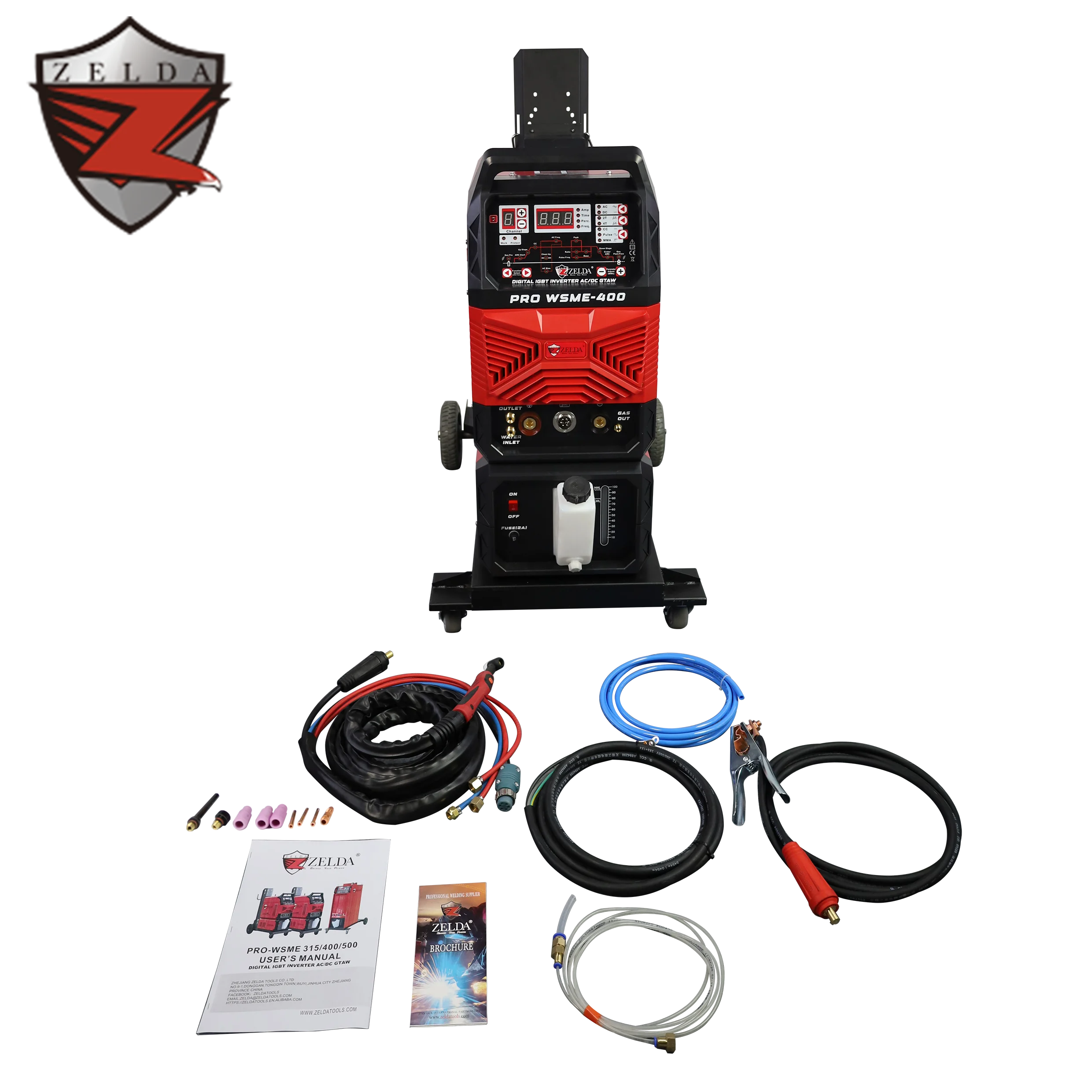 Zelda Industrial Inverter Tig 400 Amp Ac/dc Pulse Tig Soudeur Aluminium ...