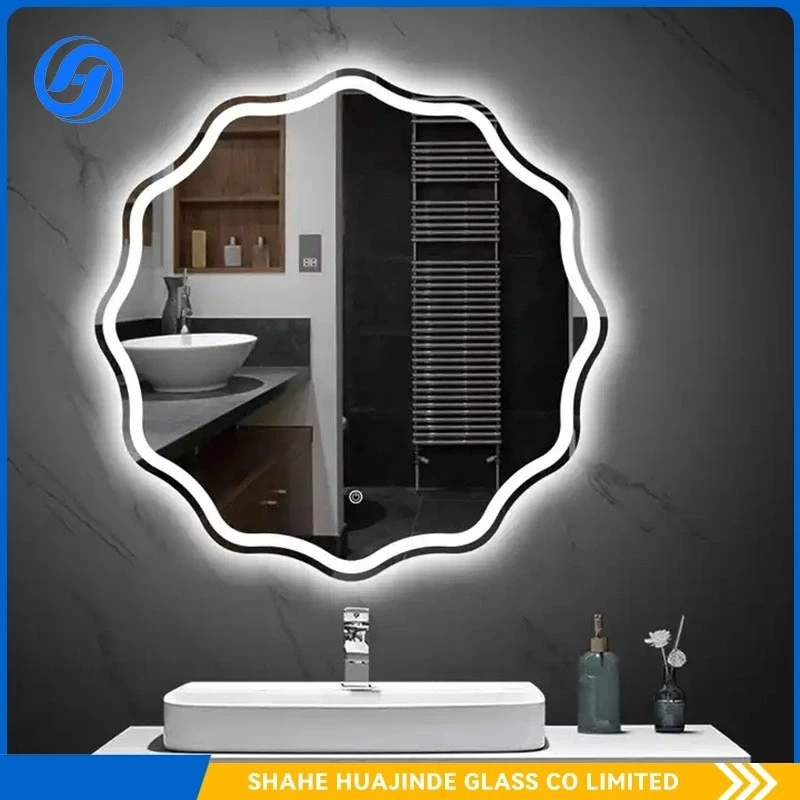 Modern Round Led Mirror Wall Mounted Touch Switch Screen Smart Mirror ...