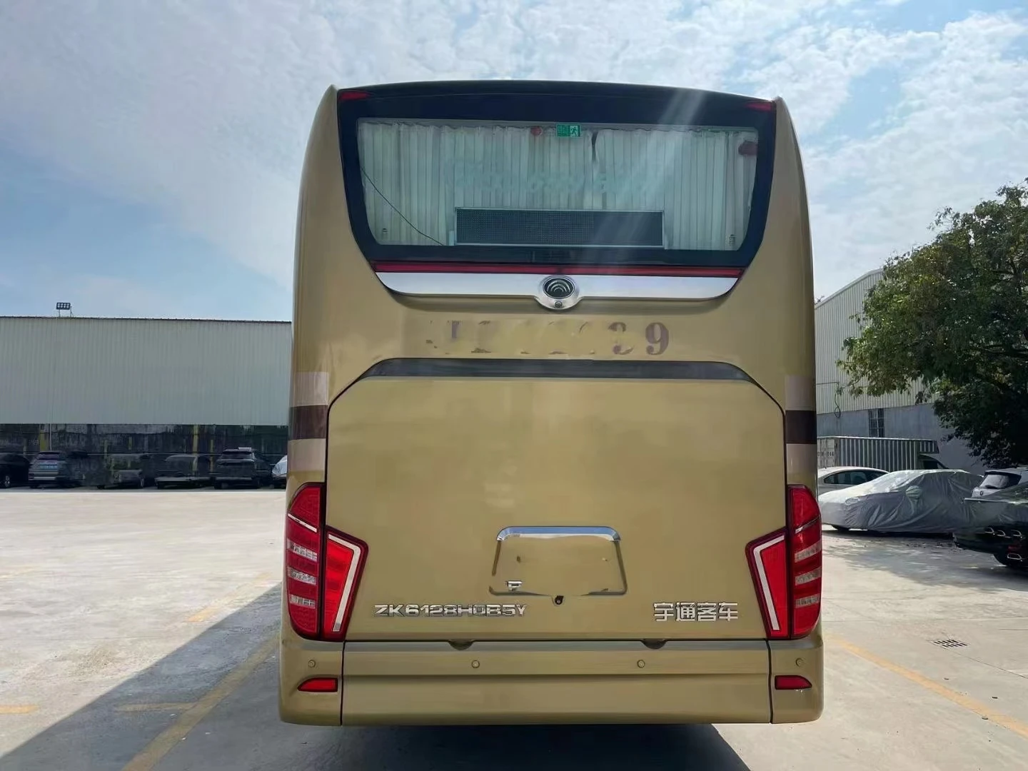 Coach Bus Weichai Engine Bus 50seats Second Hand Bus Single Axle ZK6128 ...