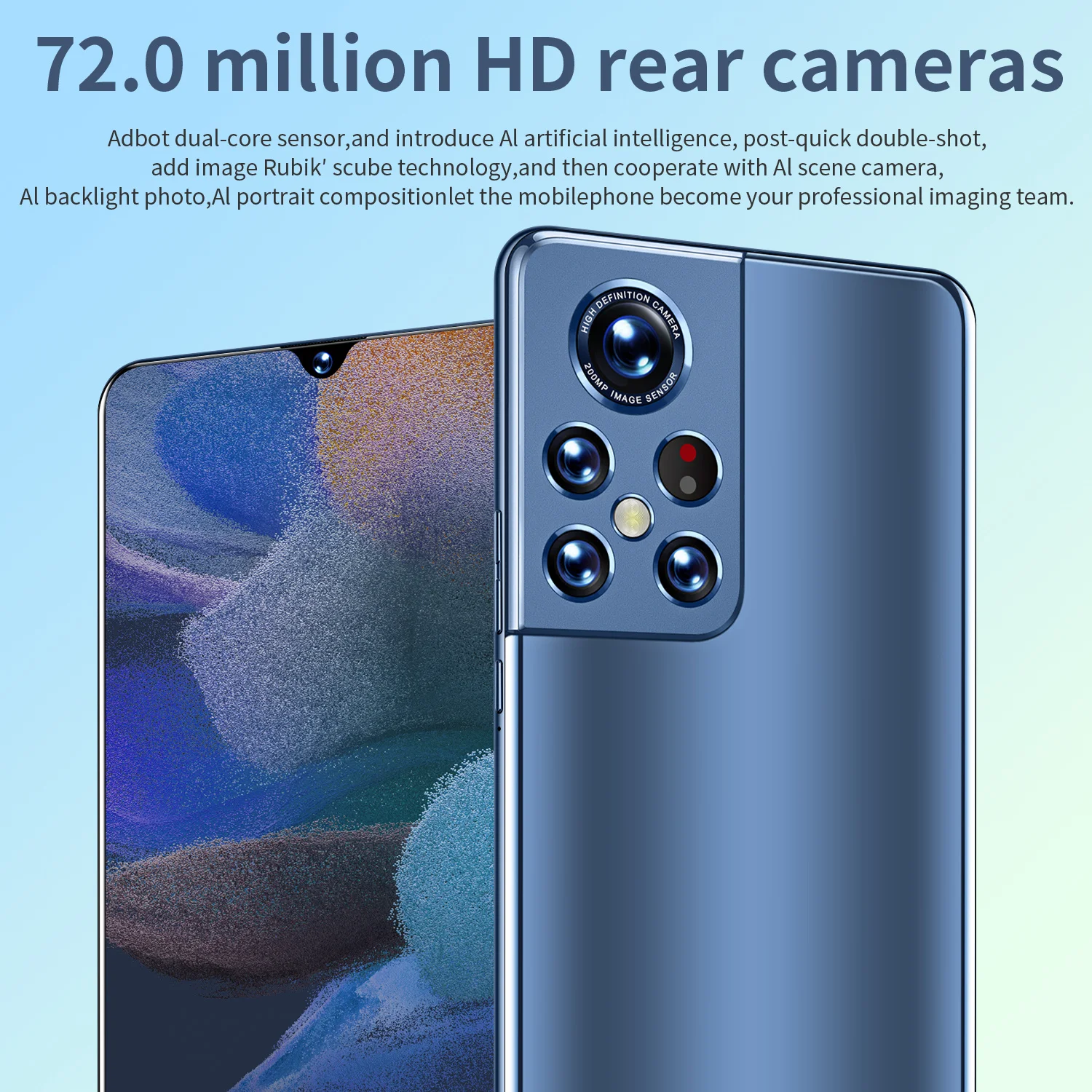 5g Smartphone S22 Ultra 6.9 Inch Big Screen 16gb+512gb Smartphone ...