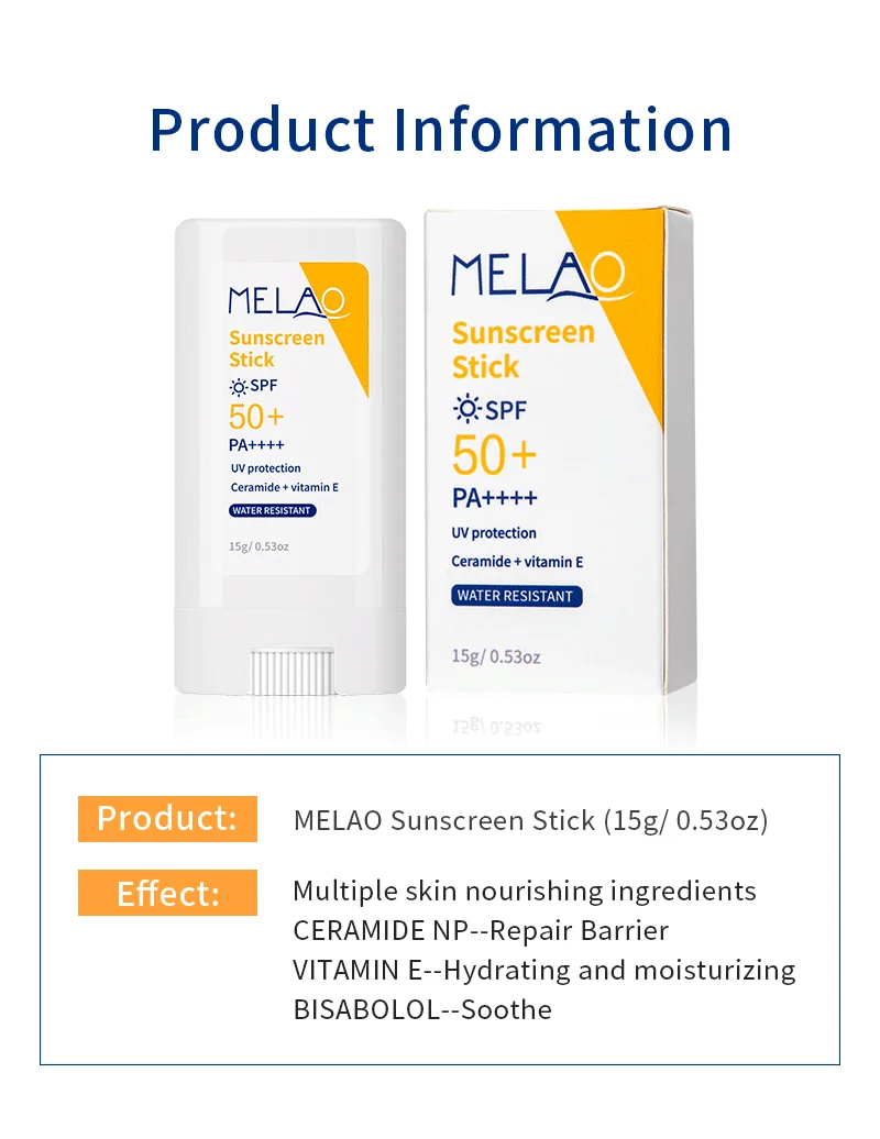 Custom Logo Reef Safe Sun Burn Balm Kids Spf 50 Clear Sunscreen Face ...