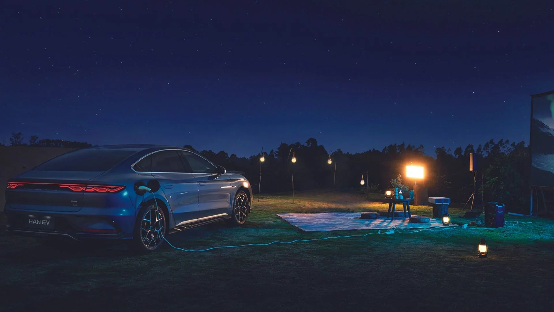 High Speed Byd Han 2024 Electric Limited Edition 4wd New Energy ...