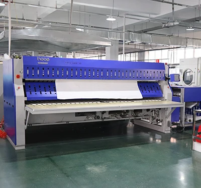 Hoop Bed Sheets Folding Machine 60m/min Clothes Hotel Folder Towel Fold ...