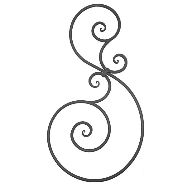 forging parts balustrade wrought iron balusters for fence, gate ...