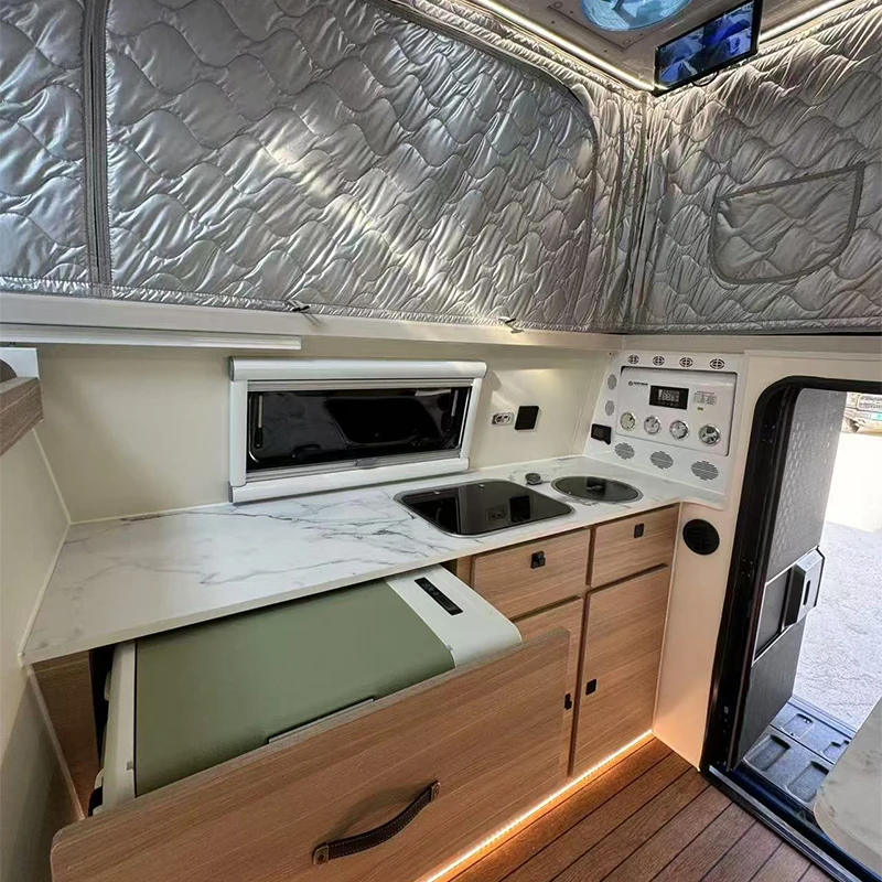 SNDN Luxury Self-Contained Popup Pickup Camper Shell