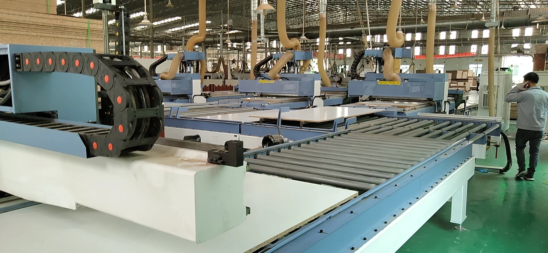 Deelee CNC One Plus Three Cabinet Nesting Machine Production Line