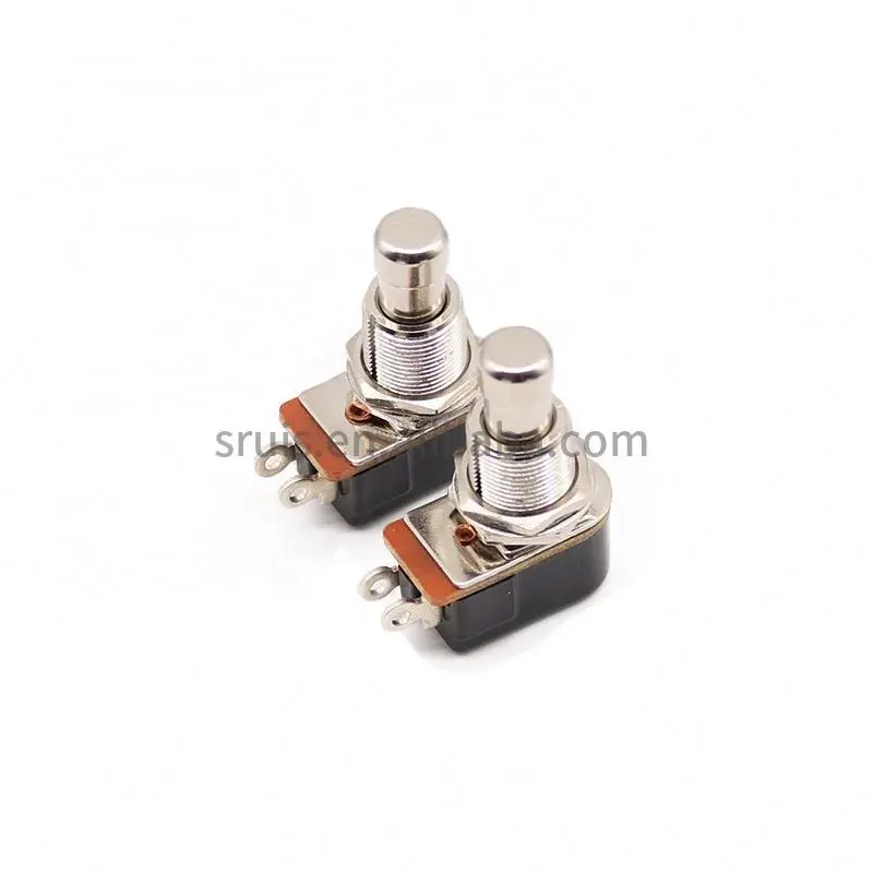 Pbs-24b-4s 2pin Soldering Terminal Spst No Momentary Function Pedal ...
