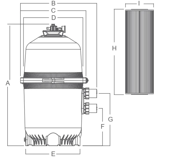 Emaux ICF Cartridge Filter Multi-Element Pool Filter| Alibaba.com