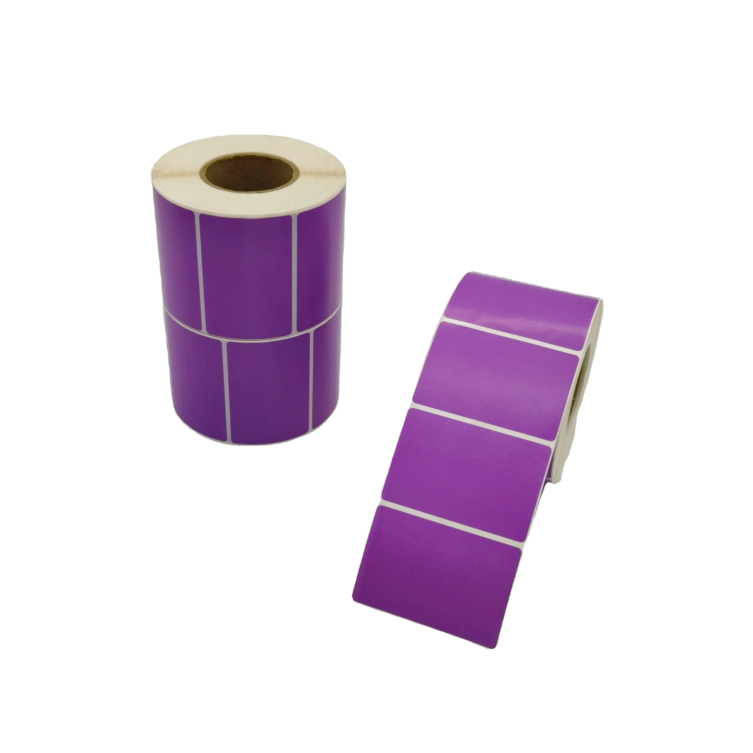 Custom Packaging adhesive Purple labels 60mm*40mm Logo Sticker scale ...