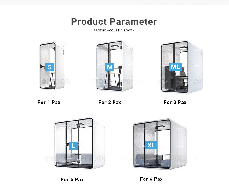 Single Person Privaci Office Furniture Acoustic Soundproof Online ...