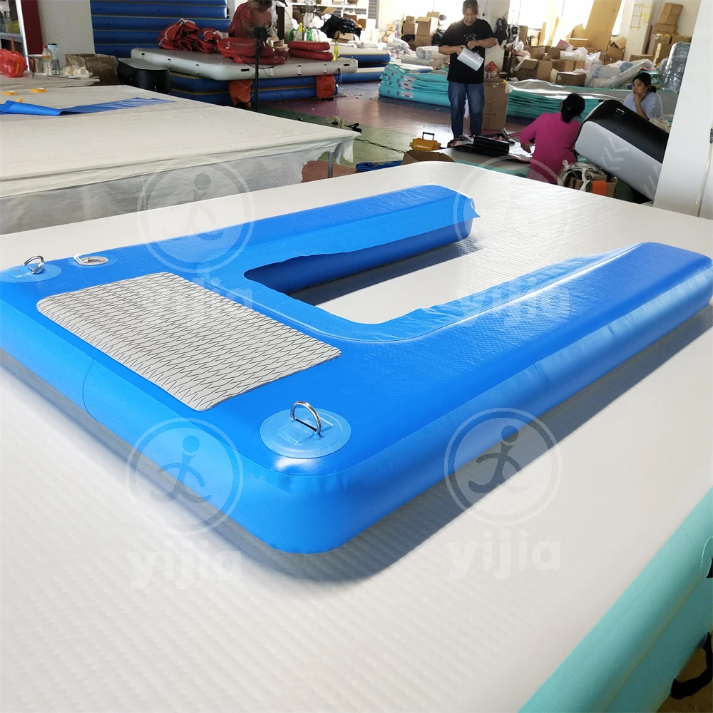 Water Play Inflatable Water Dog Ramp Durable Climb Pet Ramp Platform ...