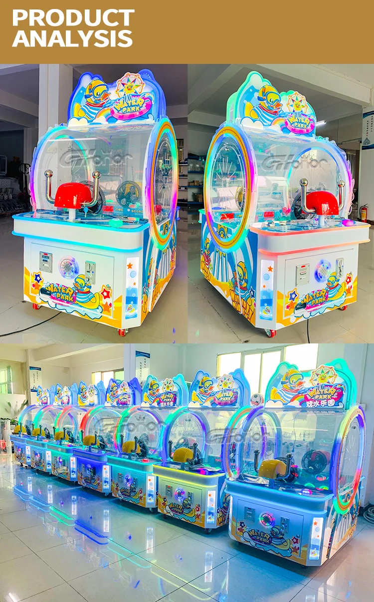 Kids Redemption Ticket Arcade Coin Operated Video Game Machine Shooting ...