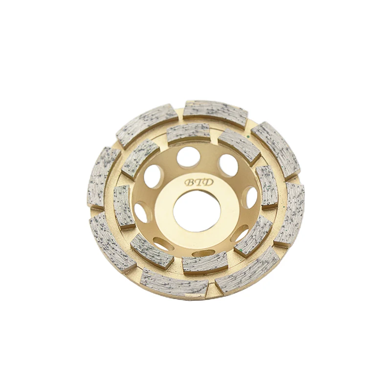 4 Inch Double Row Grinding Wheels Diamond Grinding Cup Wheels For ...