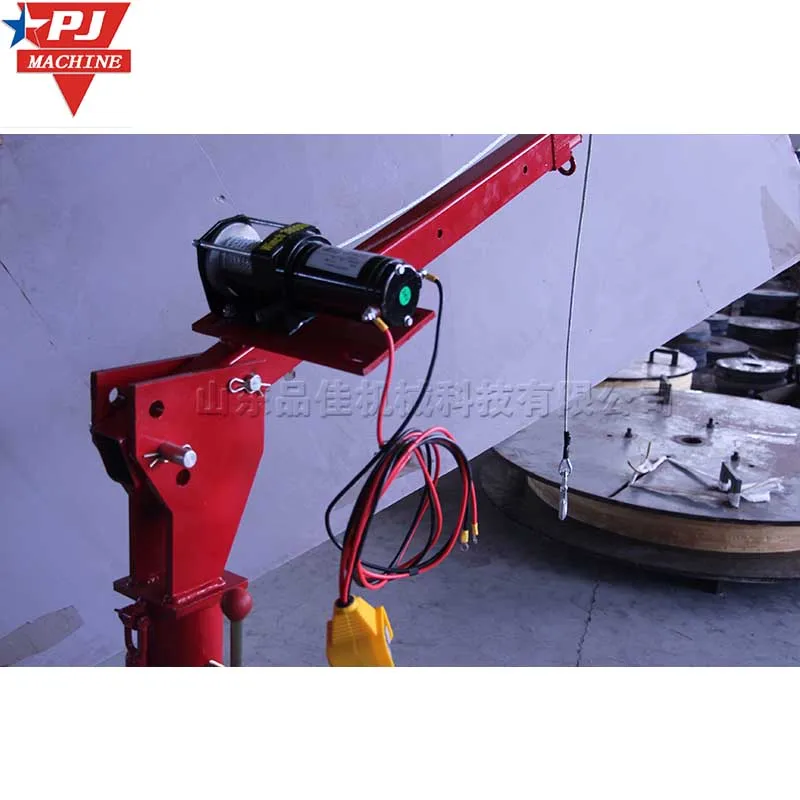 Lifting 1 Ton Electric Truck Mounted Car Crane for Pickup