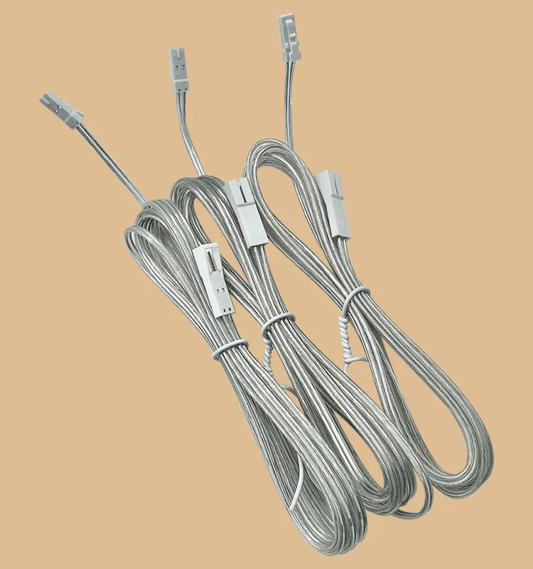 2-Pin DuPont 2.54mm Copper Terminal Connector LED Lamp Plug Wire ...