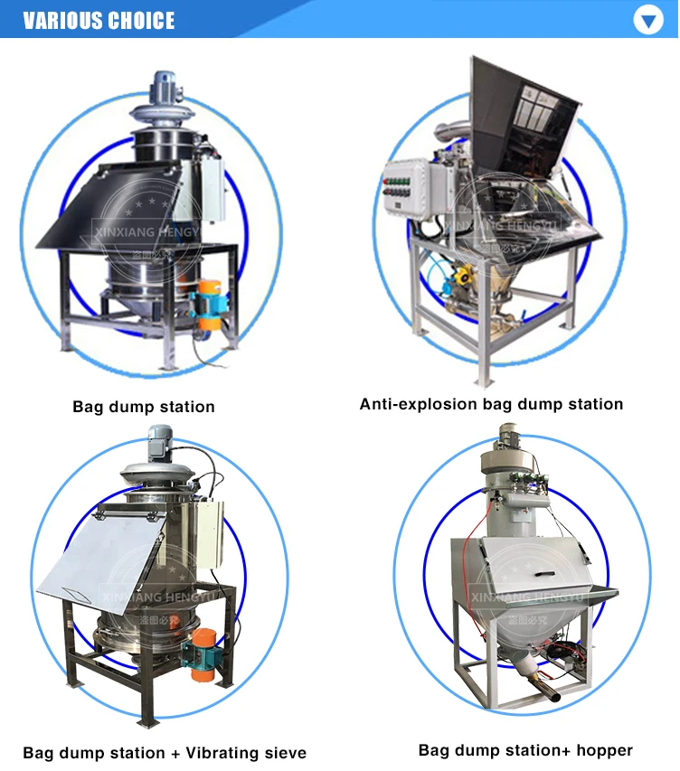 Dustfree Feeding Conveyor - Efficient Bag Dumping Station