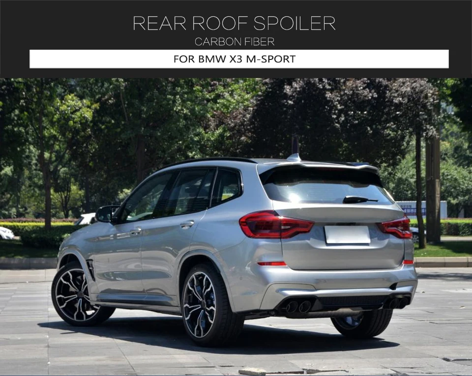 Custom X3M Roof Spoiler for BMW X3 G01 F97 SUV 2019-2022