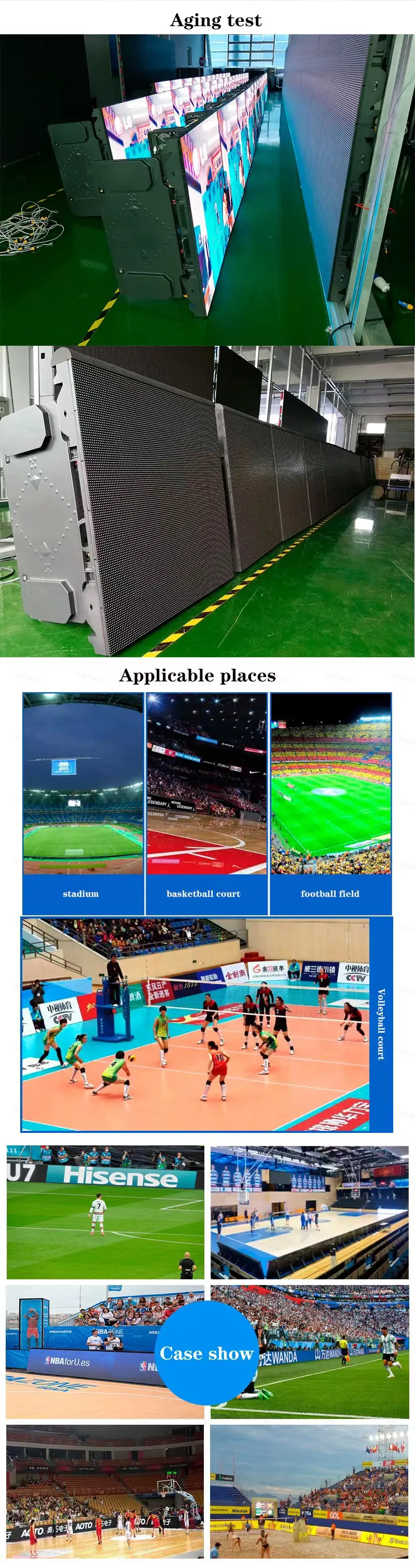 Football Stadium LED Scoreboard - P6.67 Panels by LED VISUAL
