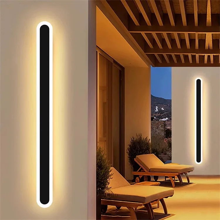 Modern Nordic Led Strip Linear Wall Lamp 40cm 60cm 80cm 100cm 120cm ...