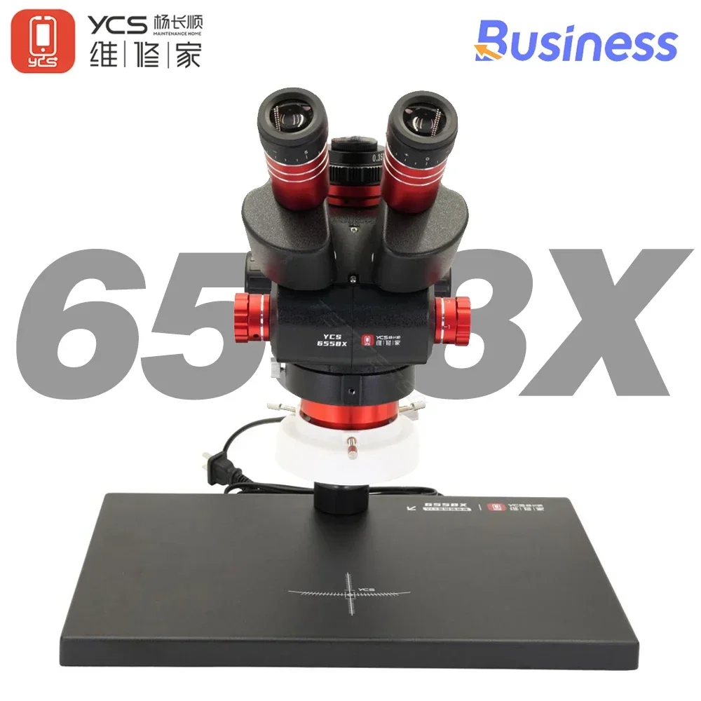 YCS 6558X Ultra HD Trinocular Microscope With 4K CameraLarge Base 6.5 ...