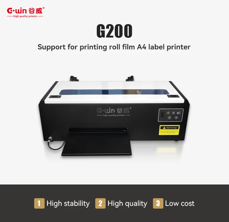Dtf Printer A4 Printing Machine for T Shirt Printing With Cmykw Textile ...