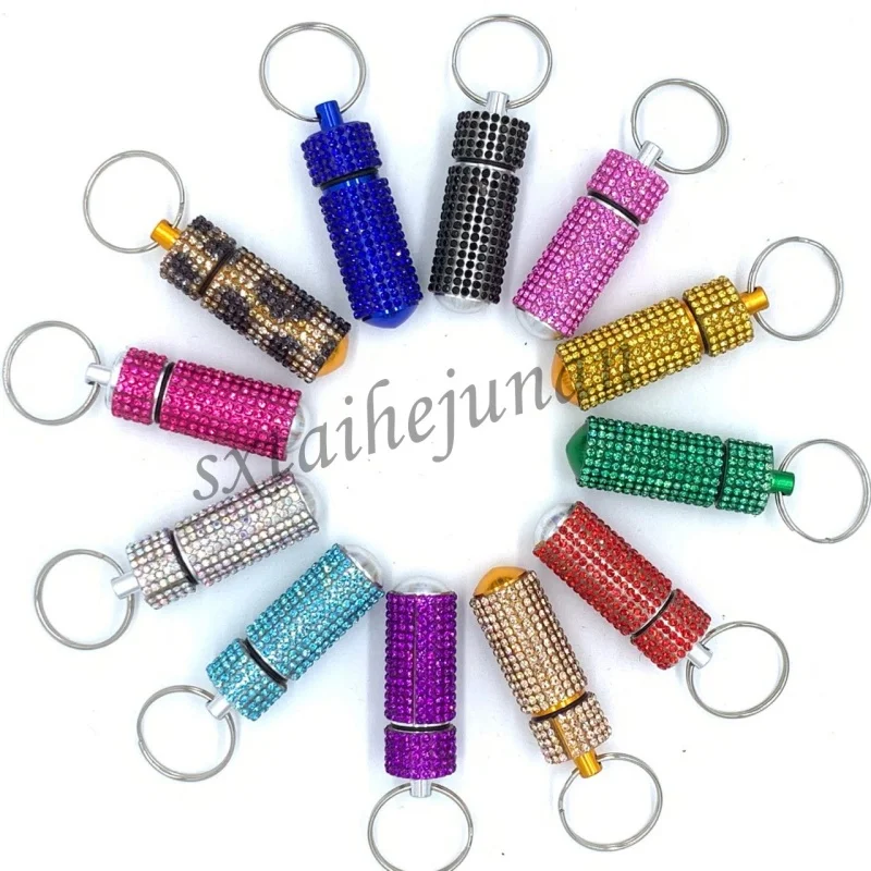 Customized Self Defense Key Chain Women Alarm Bling Rhinestone Set ...