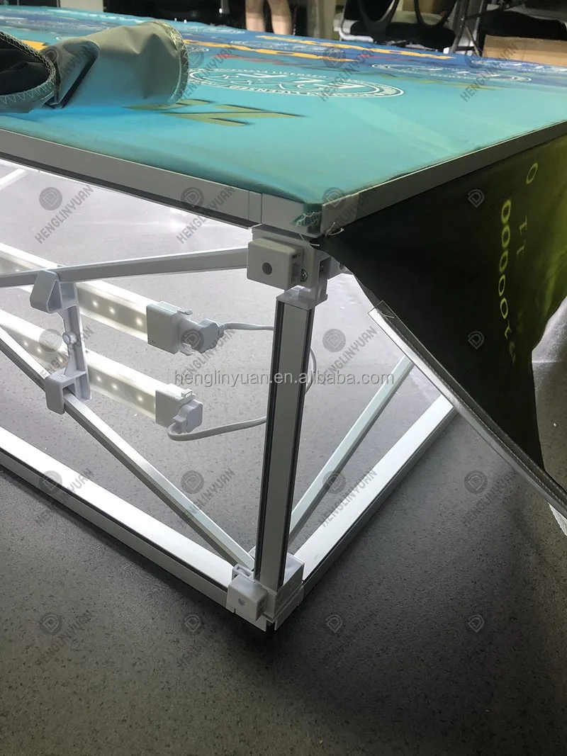 HLY SEG Backlit Pop up Booth 10ft Backdrop,10x10 New Design Backlit Led ...