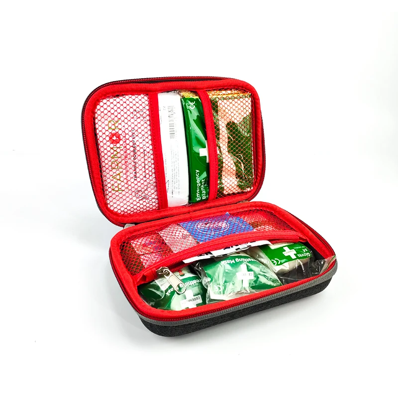 Customized Small Outdoor First Aid Kit Eva Zipper Case Multi Net Bag ...