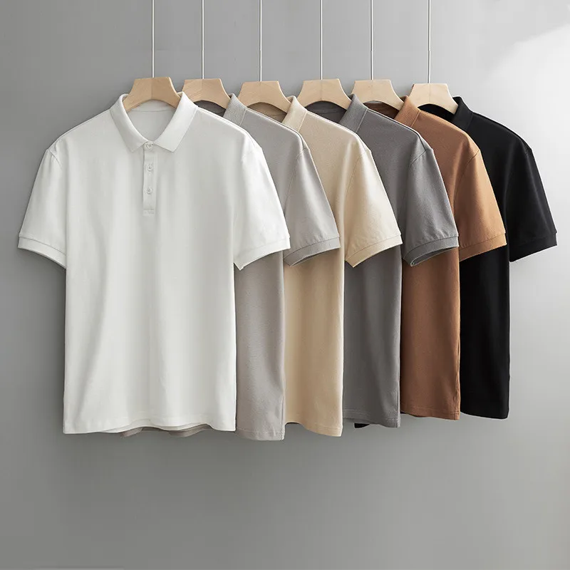 Bulk Production High Quality Business Polo Shirts For Men New Fashion ...