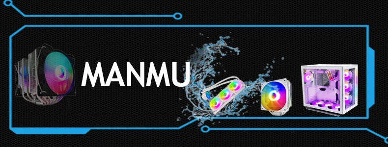 Manmu All-in-one ARGB RGB CPU Cooler Is a Custom Liquid Cooling System ...