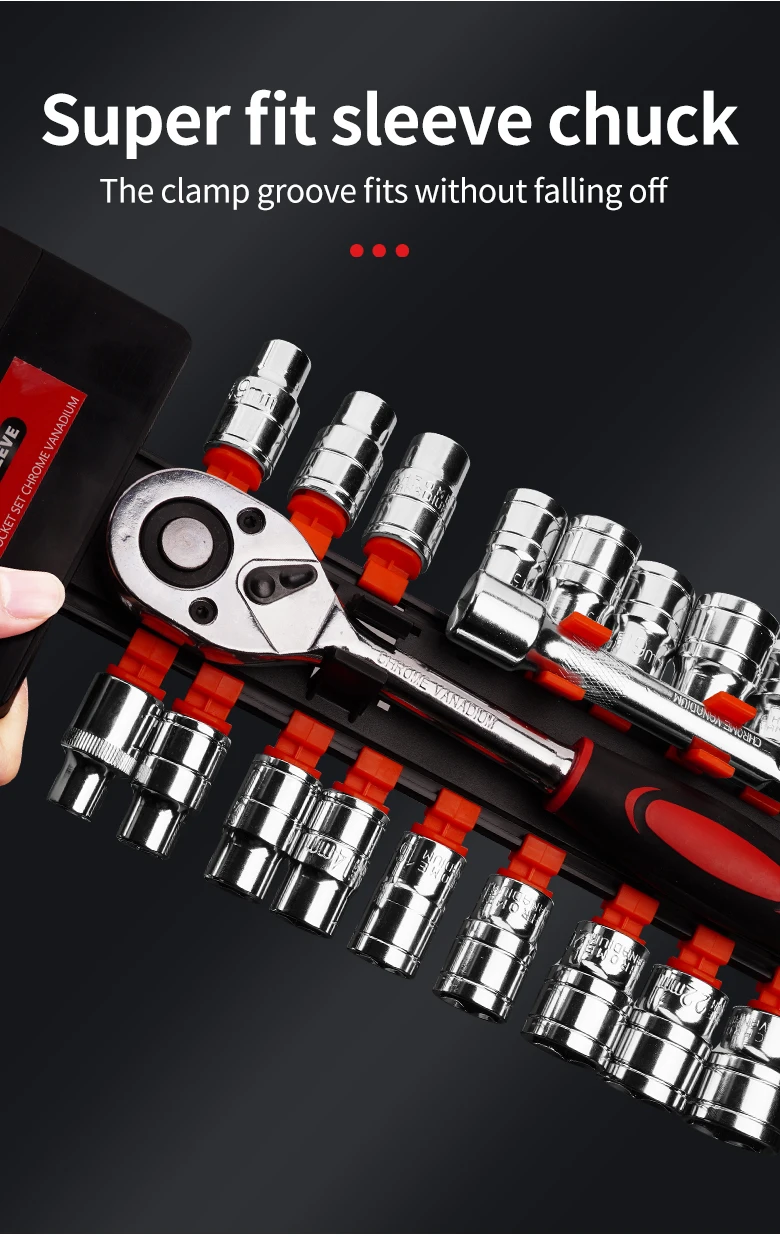 12-piece Customizable Household Tool Kit Set & Socket Wrenches Odm