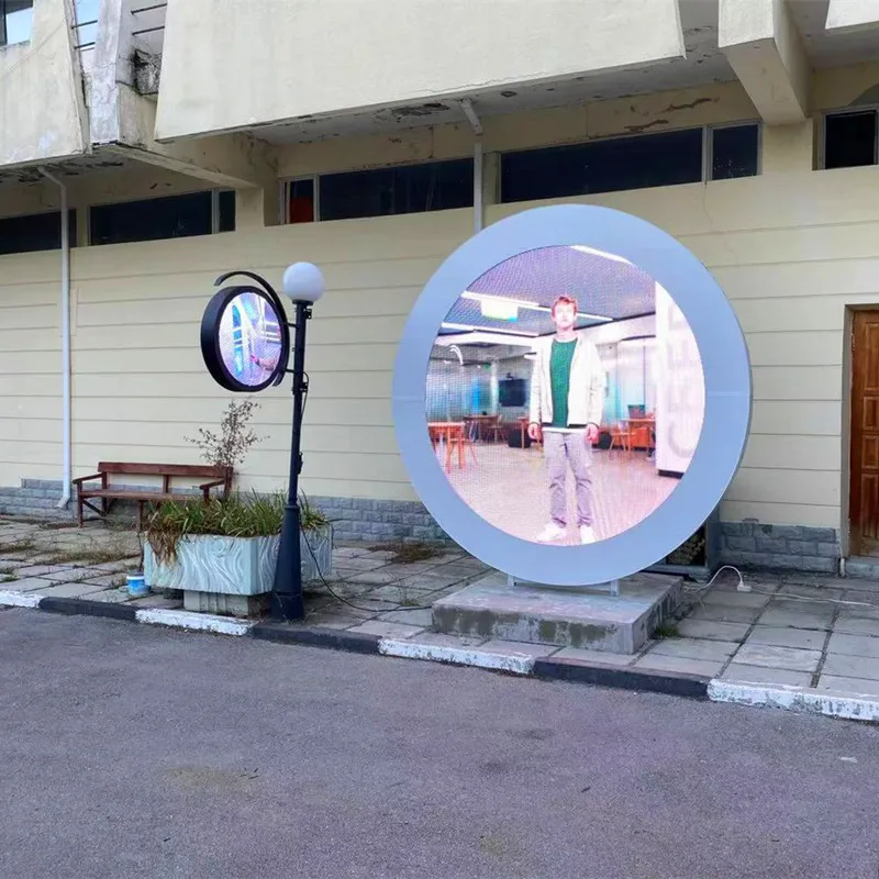 P3 P4 P5 P8 Outdoor Smd Double Sided Round Shape Logo Circle Led Video ...