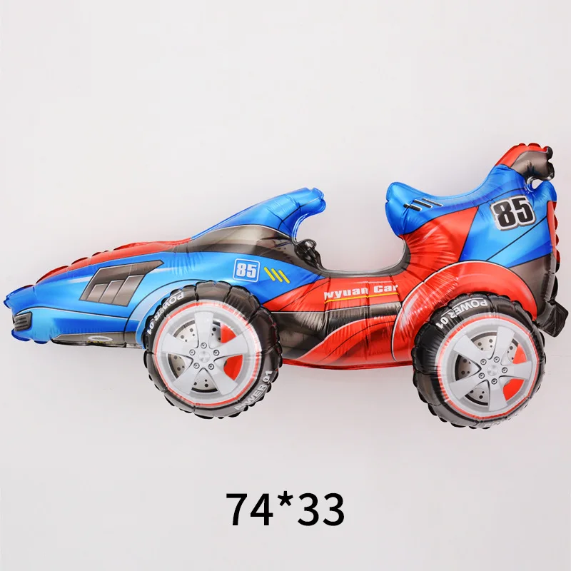 Djtsn 3d Race Cars Balloons Party Self Standing Vehicle Suv Racing Car ...