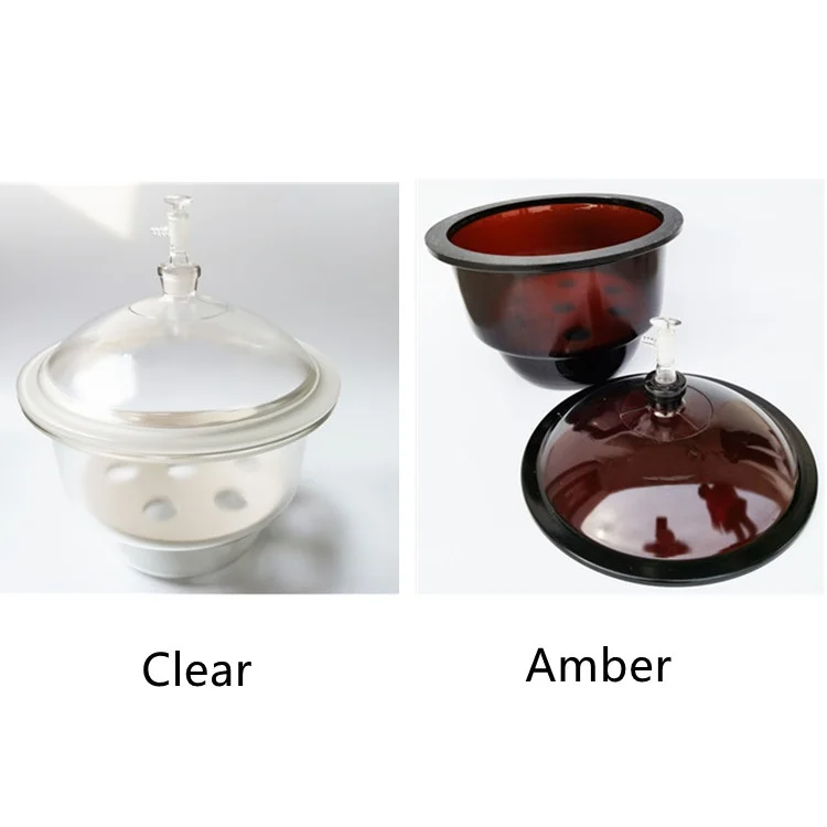 350mm 400mm Laboratory Transparent Glass Desiccator