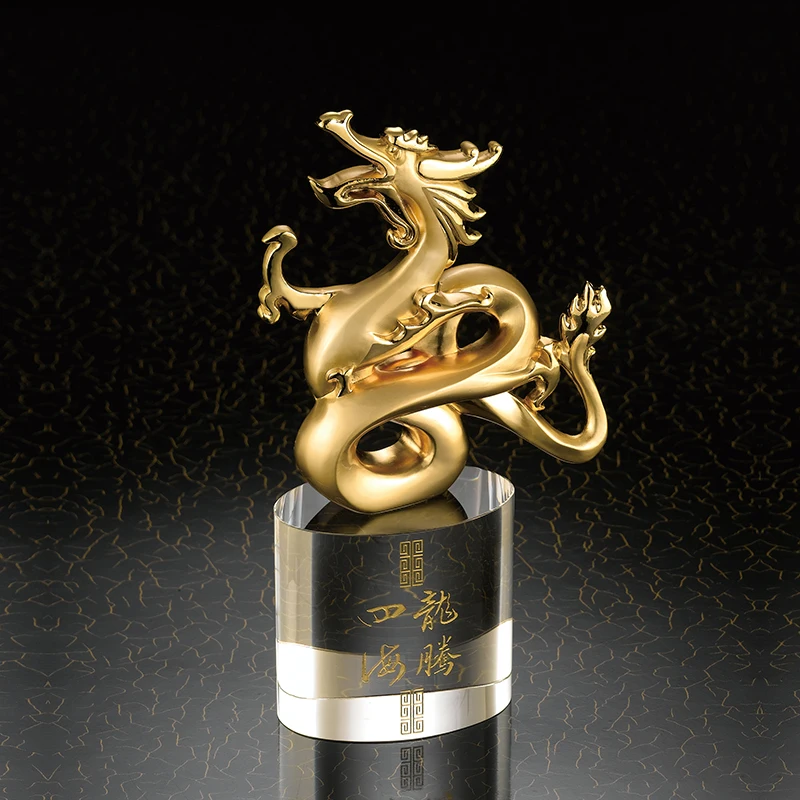 Alibaba.com: Chinese Dragon Custom Design, Metal Art Trophy with ...