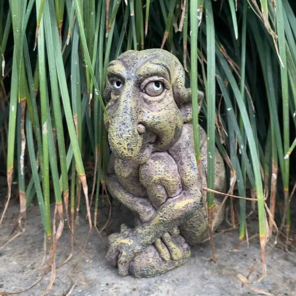 Sturdy Great Gargoyle Troll Garden Gnome Statue Wear-resistant Gargoyle ...