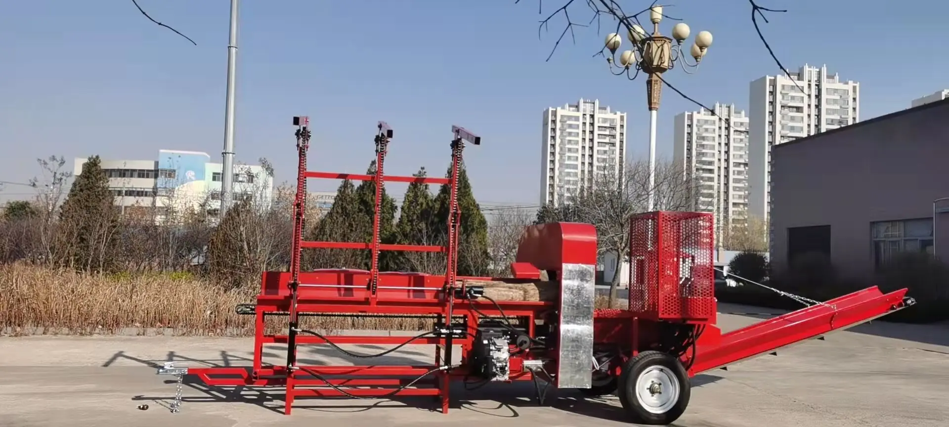 Tractor Mounted Wood Chipper Firewood Processor Circular Saw Hydraulic ...