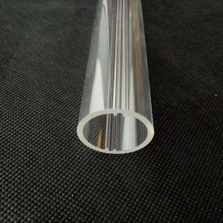 Custom Shape Plastic Extrusion Pc Clear Transparent Flower Threaded ...