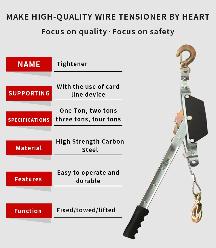 Hand Puller Winch Weed Puller Tornado Hand Tools 4t Winch Hand Winch ...