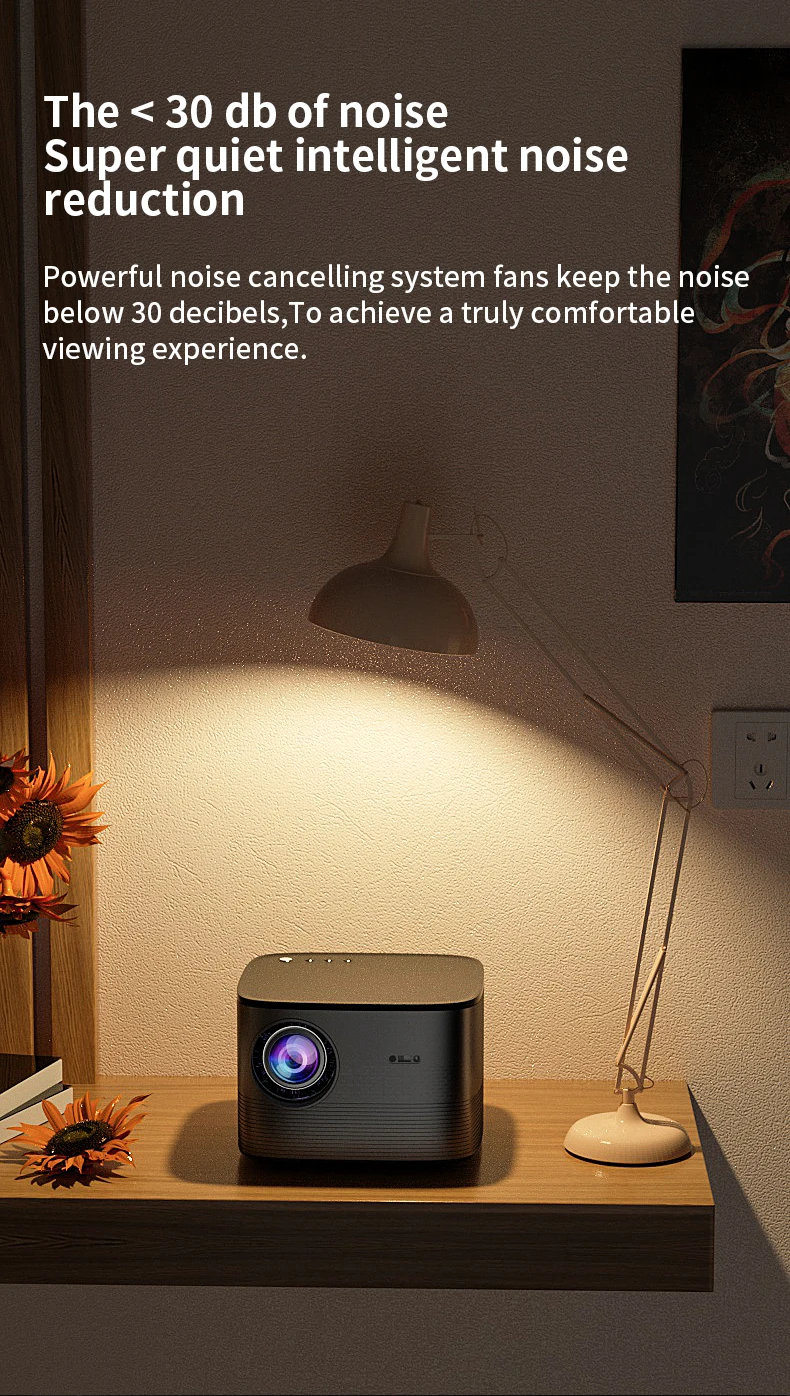 4k Projector With Android System Led For Home Theater And Office Use ...