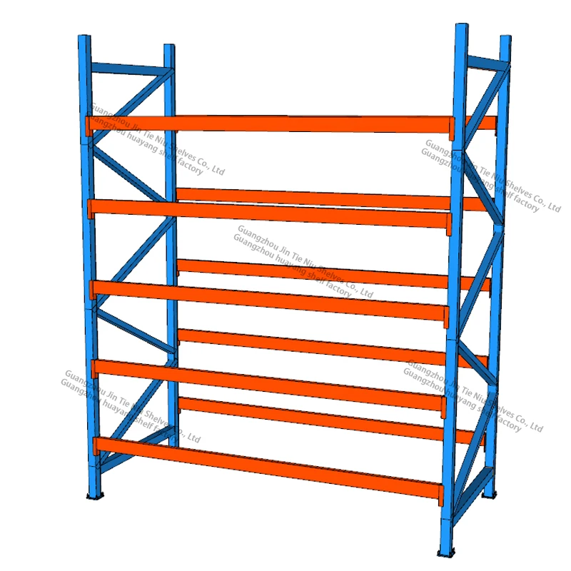 Warehouse Heavy Duty Racking Steel For Rack With Ladder 5 Levels Tier ...