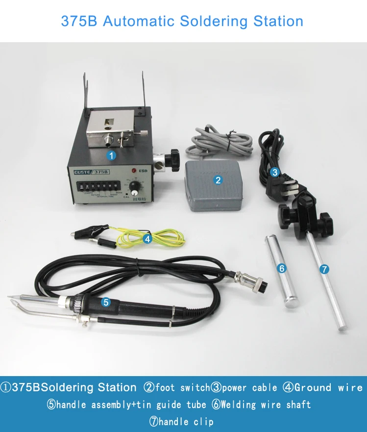 Automatic Soldering Machine 375b Foot-operated Tin Adjustable ...