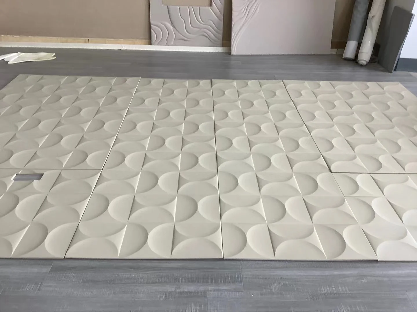 Custom Home Interior Finish - 3D Wall Panels by Kolo
