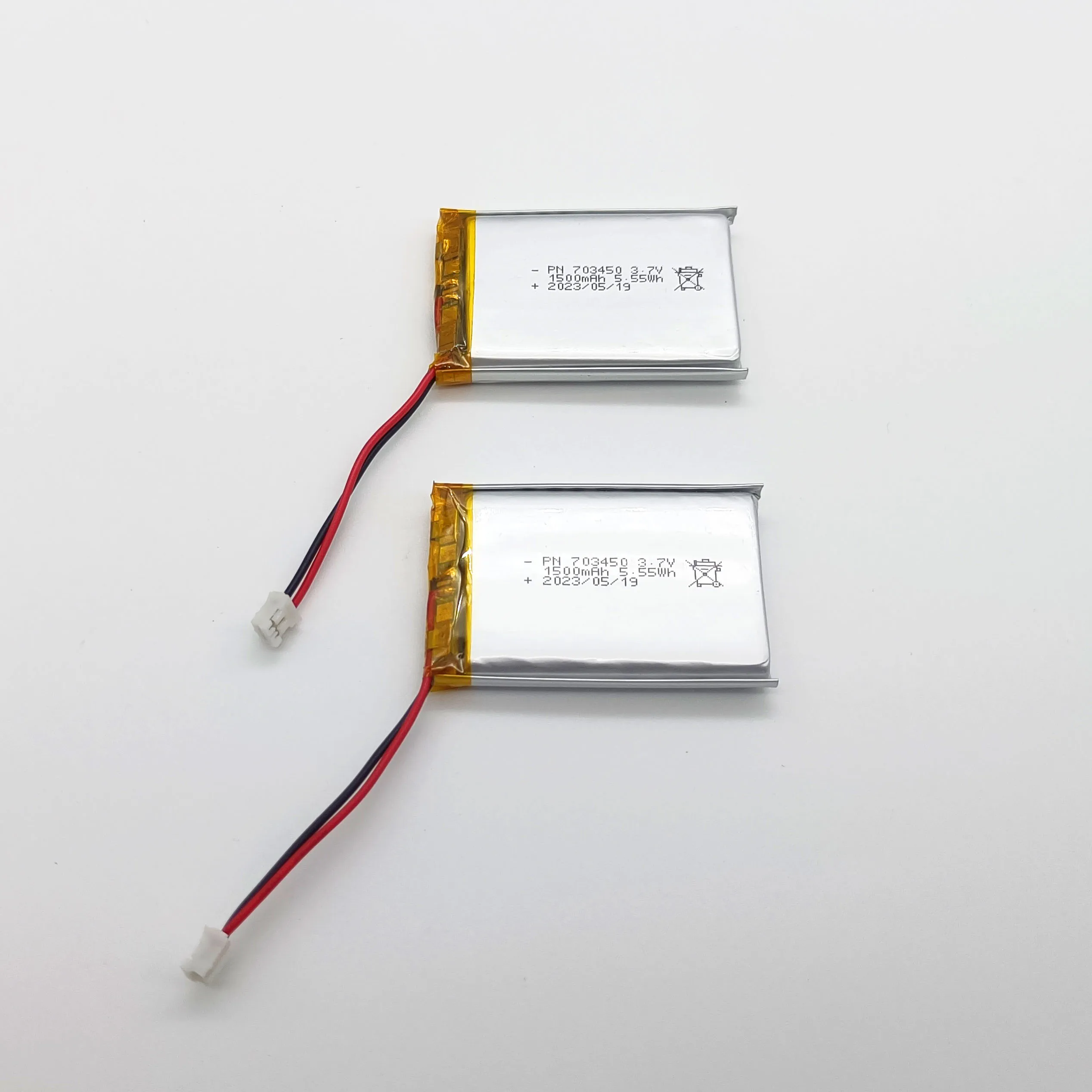 Factory Price Customized Rechargeable Lithium Polymer Battery Cell 3.7v ...