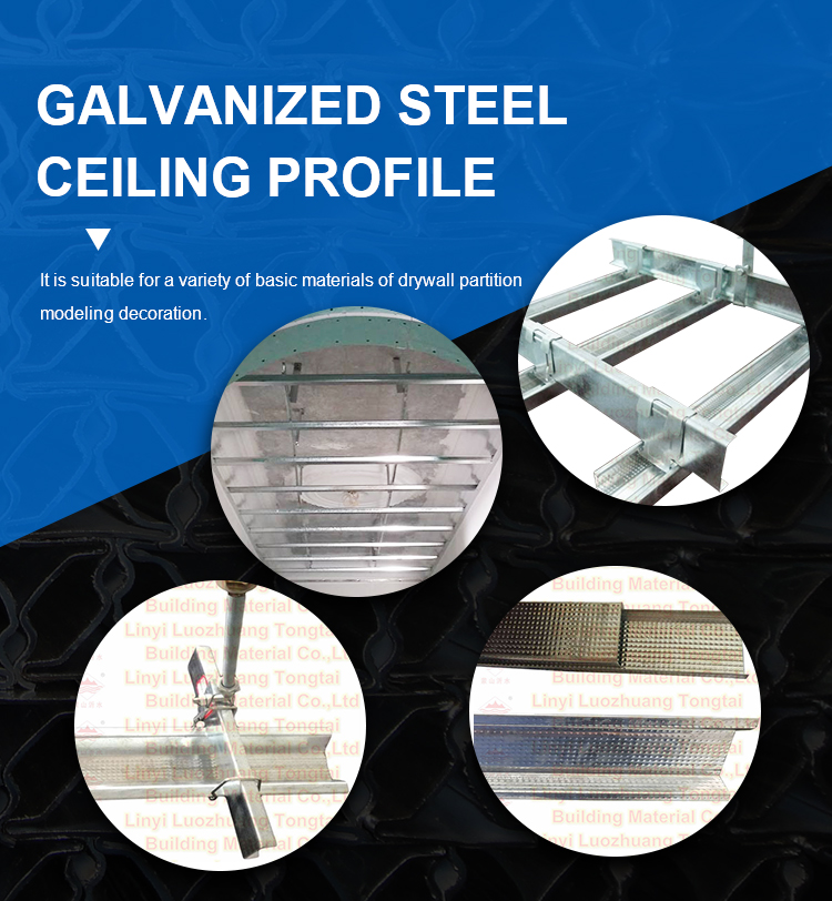 Suspended False Ceiling Channels Cd Ud Steel Ceiling Profiles Metal ...