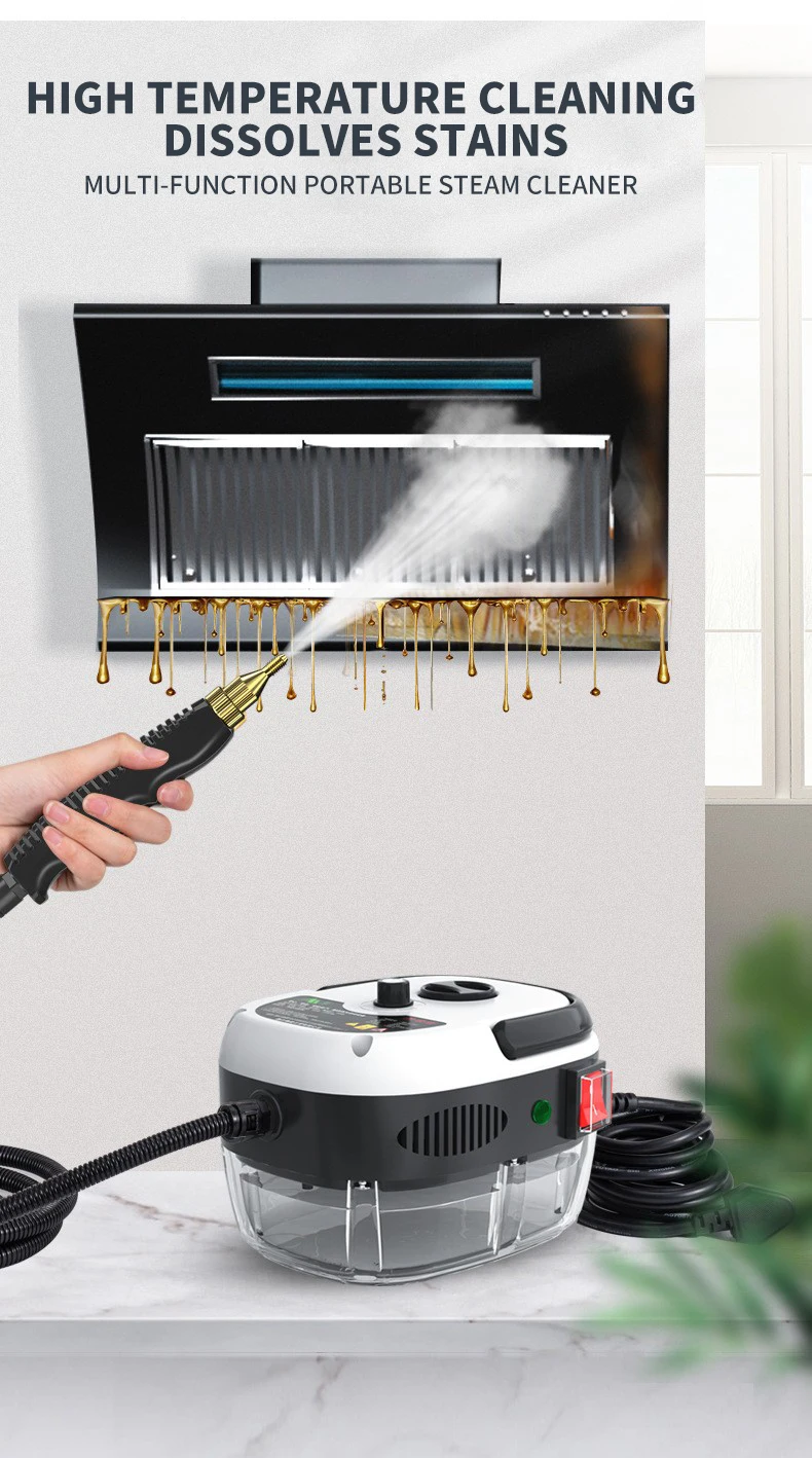 2500W Steam Cleaner - Efficient Kitchen Cleaning Solutions