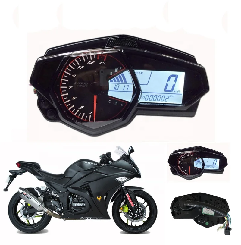 Alibaba.com: YAMAHA YZF R3 15000 RPM Motorcycle LCD Speedometer with ...